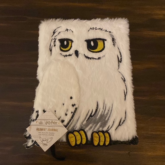 Warner Bros. | Toys | Harry Potter Hedwig Plush Journal | Poshmark